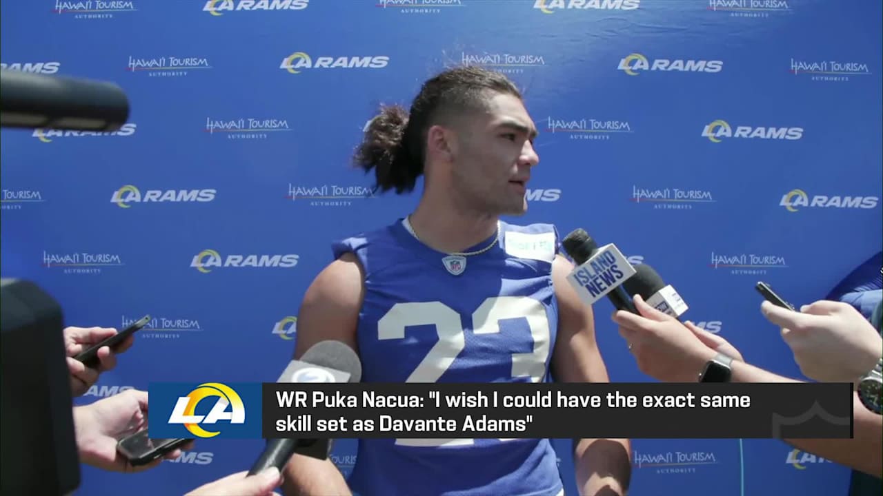 Los Angeles Rams wide receiver Puka Nacua: 'I wish I could have the exact same skill set as ...