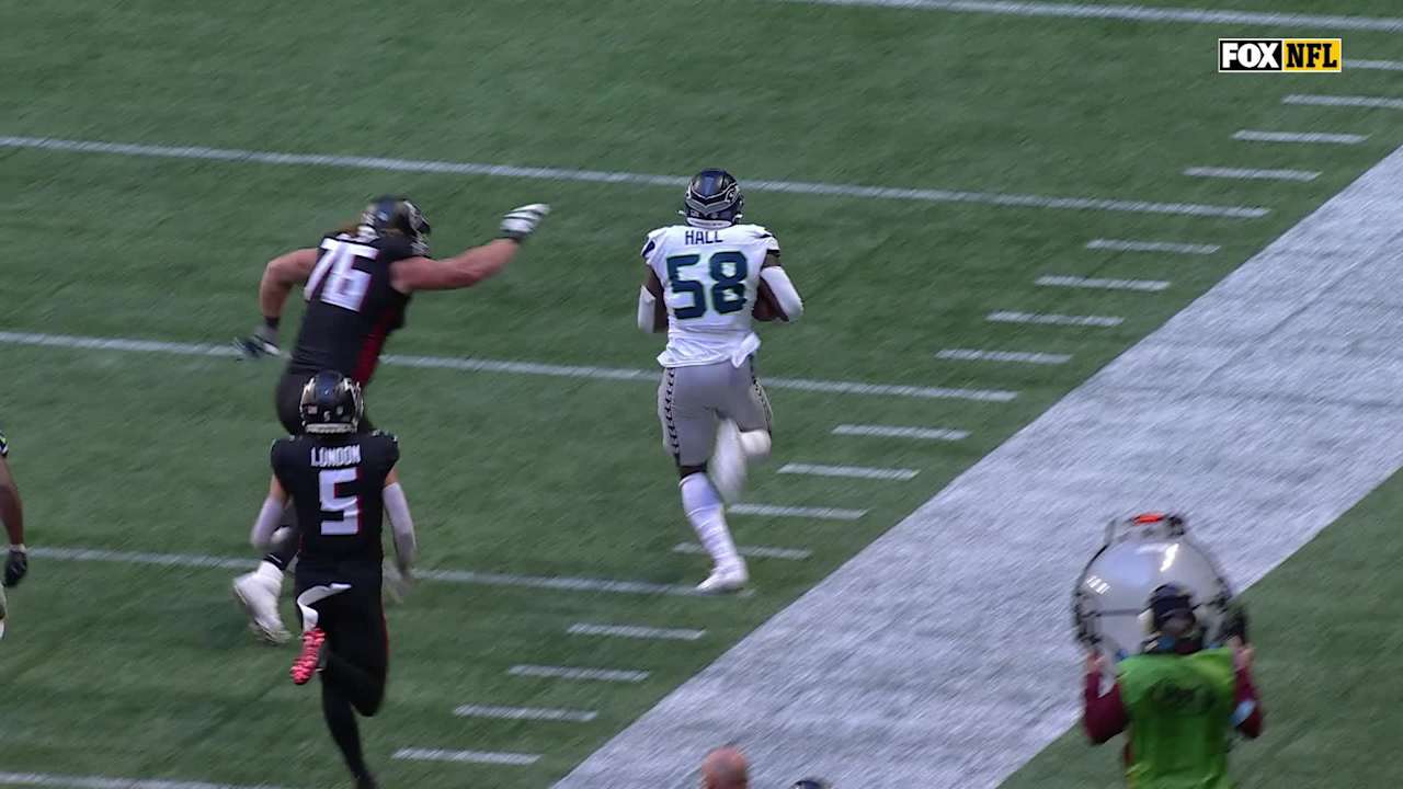 Can't-Miss Play: Big-man TD! Seattle Seahawks linebacker Derick Hall ...