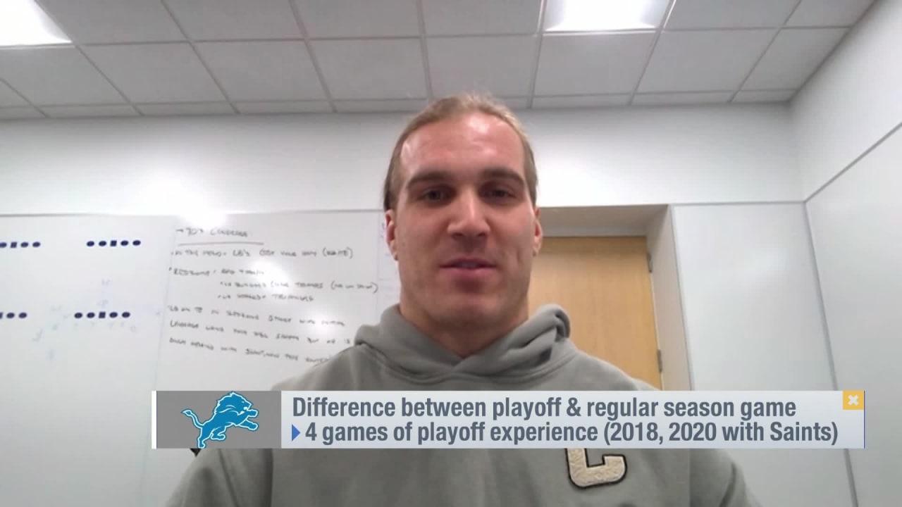 Detroit Lions linebacker Alex Anzalone previews wild card matchup vs ...