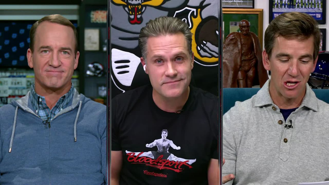 NFL Network's Kyle Brandt and the Manning Bros react to Denver Broncos ...