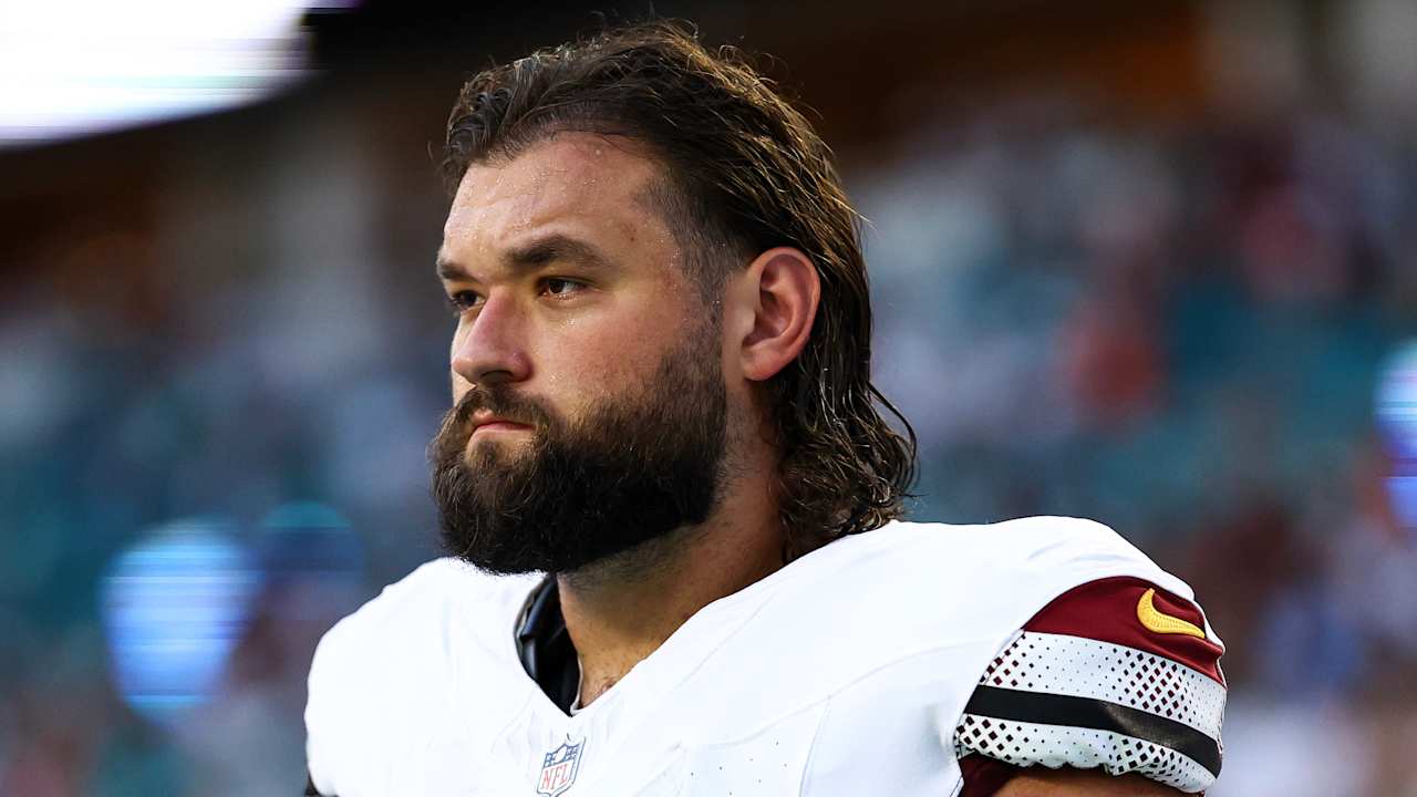 NFL news roundup: Commanders G Sam Cosmi suffers torn ACL; Bears ...