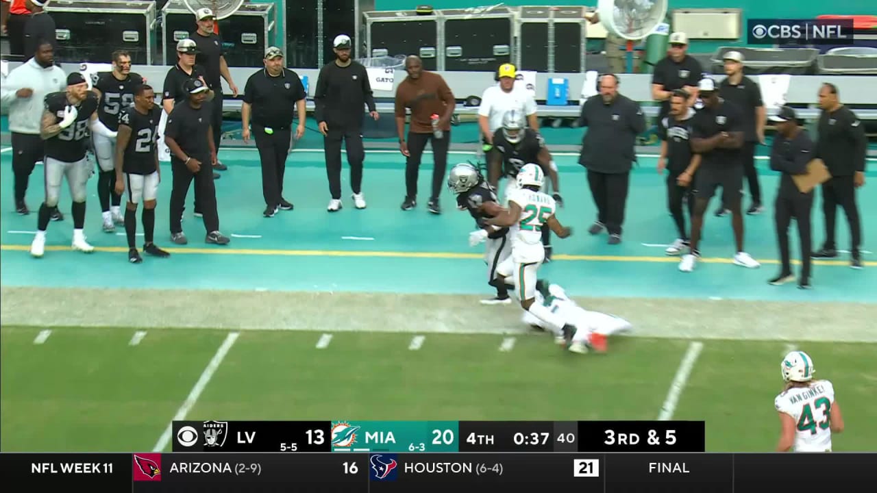 Las Vegas Raiders' top plays vs. Miami Dolphins | Week 11