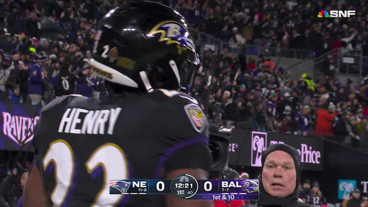 Baltimore Ravens running back Derrick Henry's best runs in 128-yard ...