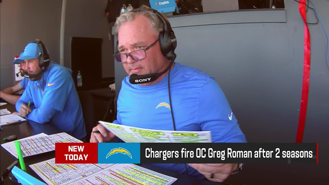 Los Angeles Chargers fire offensive coordinator Greg Roman after two ...