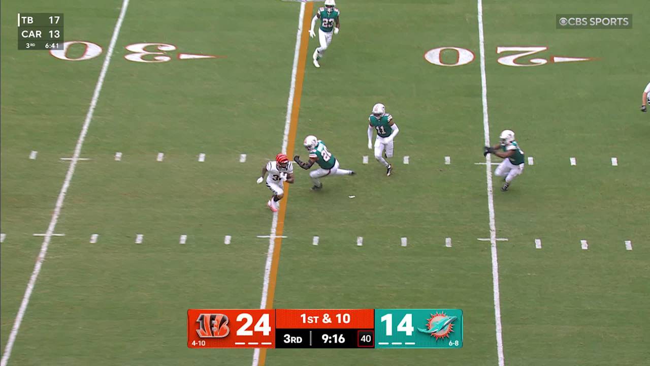 Cincinnati Bengals running back Chase Brown submits bid for juke of the ...