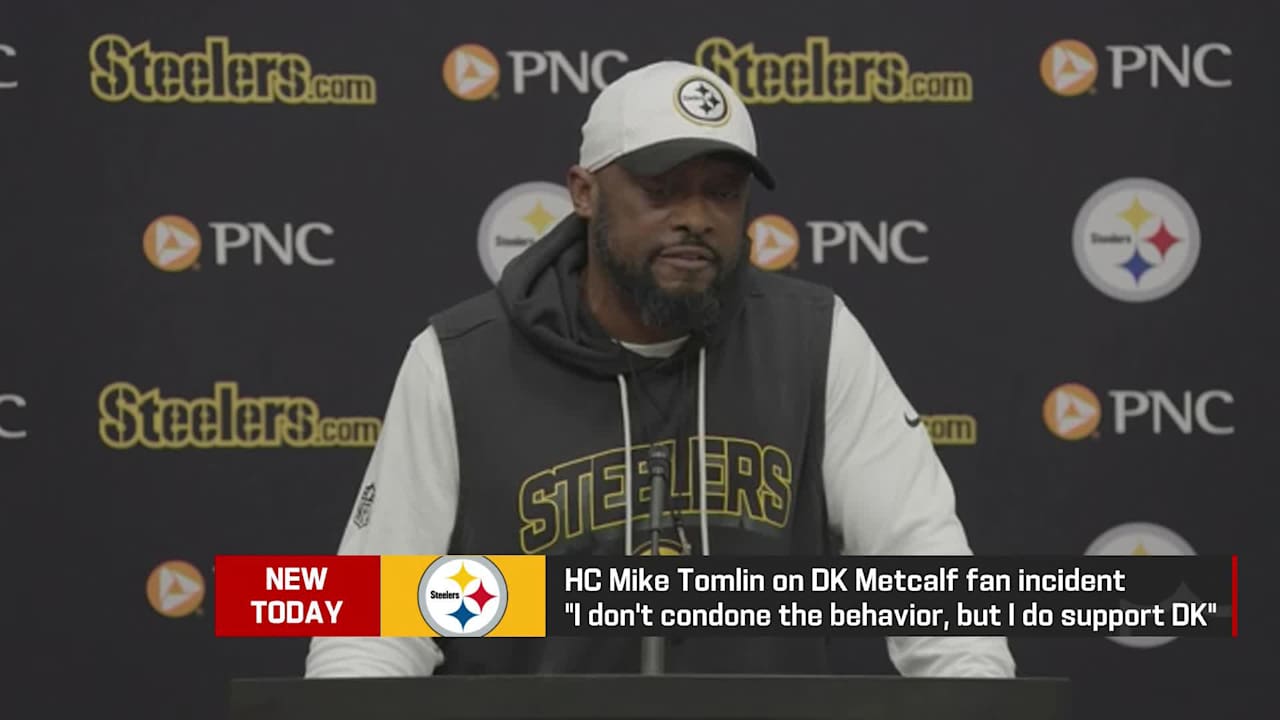 Pittsburgh Steelers head coach Mike Tomlin on wide receiver DK Metcalf ...