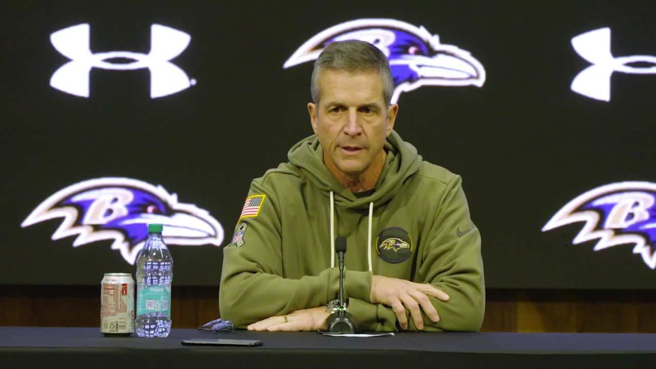 Baltimore Ravens head coach John Harbaugh sets tone for Ravens after ...