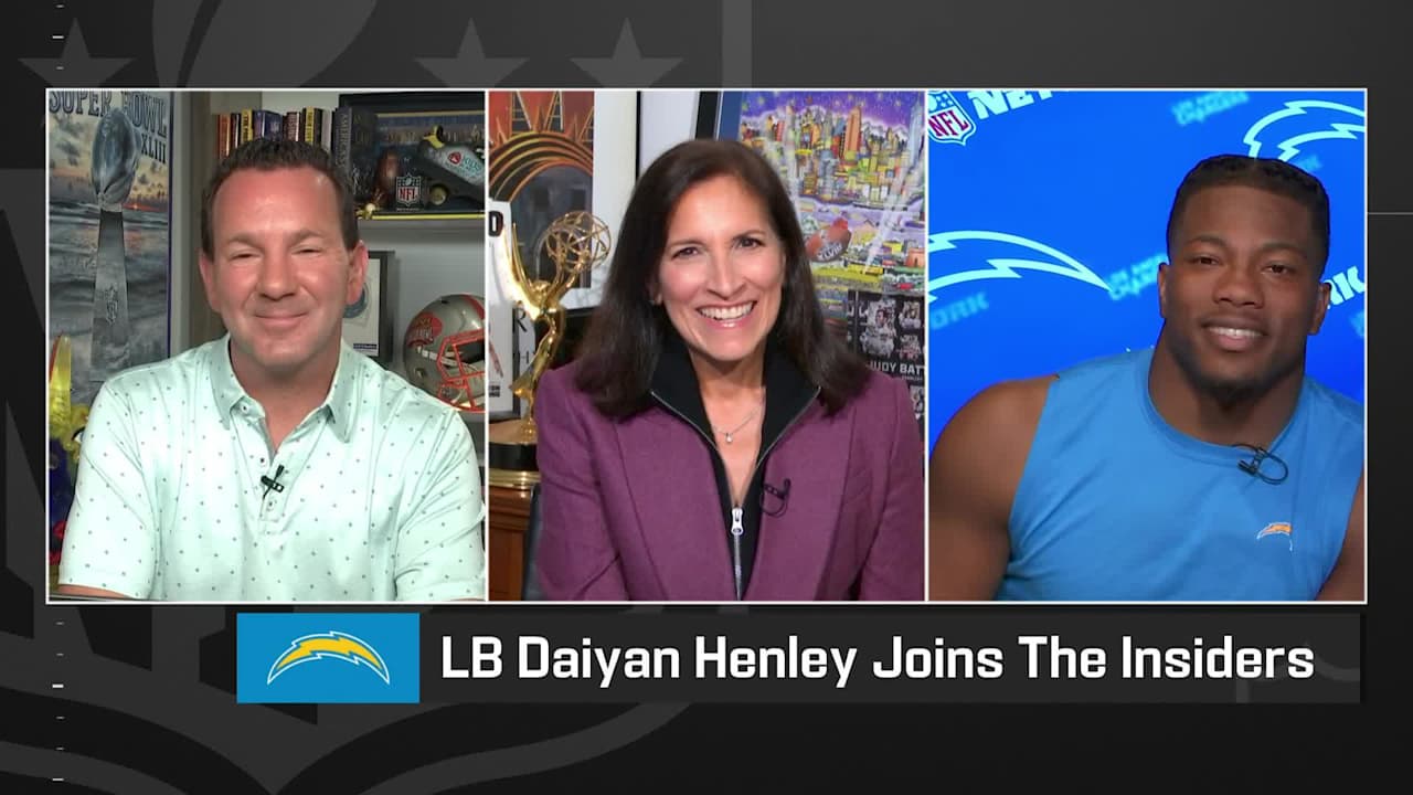 Los Angeles Chargers linebacker Daiyan Henley joins 'The Insiders' for ...