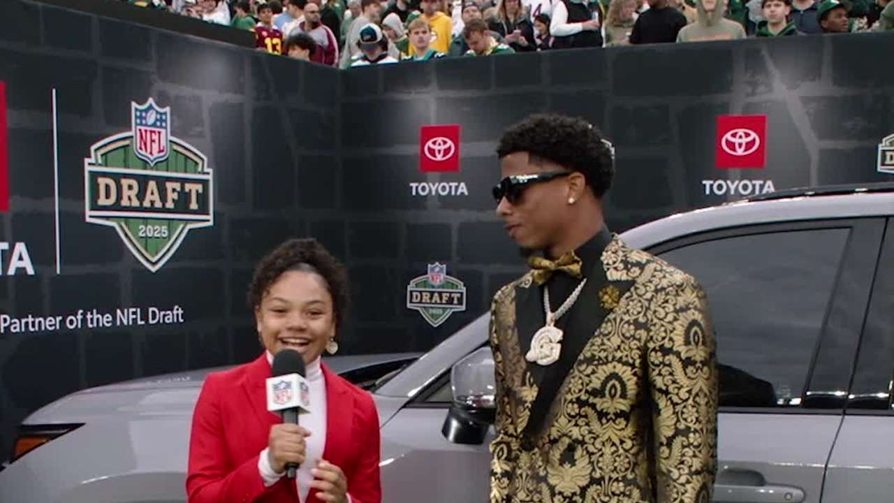 2025 NFL Draft Red Carpet: Packers wide receiver Matthew Golden