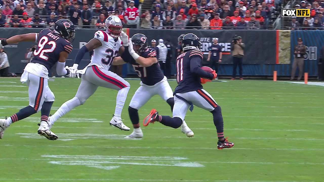 Chicago Bears wide receiver DeAndre Carter ignites Chicago crowd with ...