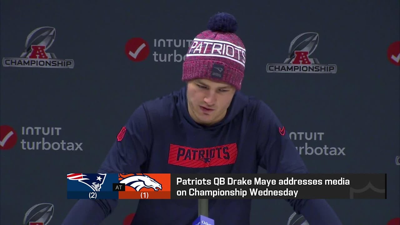 New England Patriots quarterback Drake Maye on facing Denver Broncos in ...