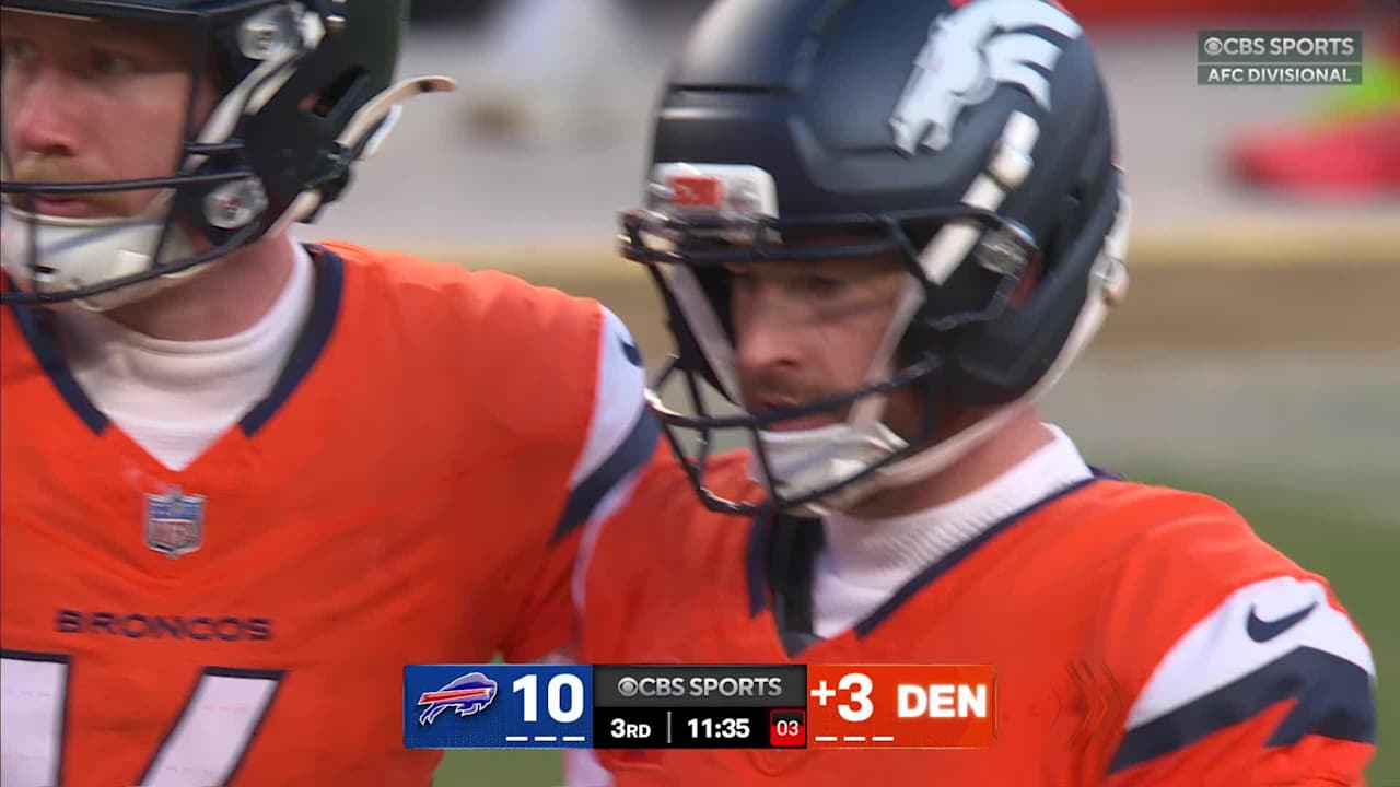 Denver Broncos kicker Wil Lutz gives Broncos 23-10 lead to start second ...