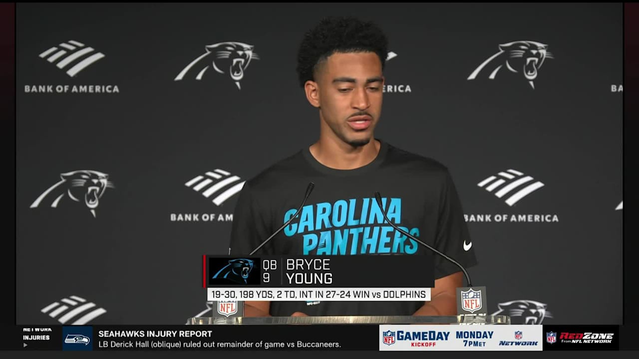 Carolina Panthers quarterback Bryce Young breaks down Panthers' Week 5 ...
