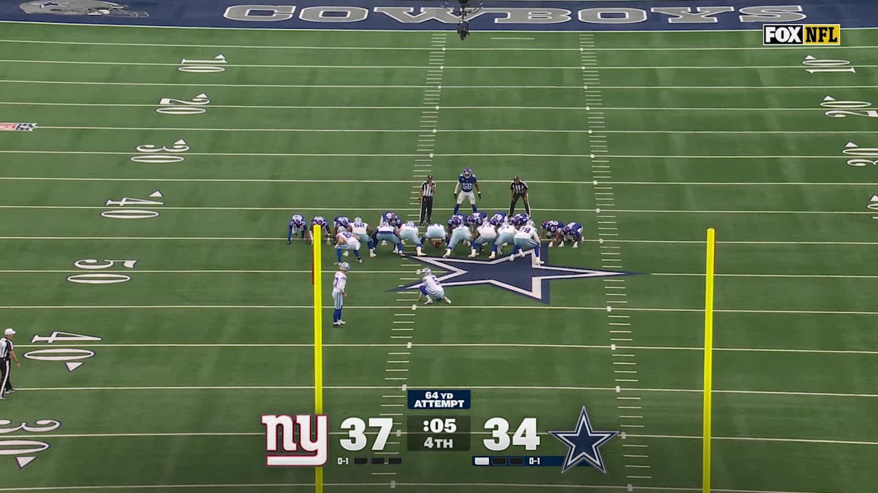 Dallas Cowboys kicker Brandon Aubrey sends game to OT with 64-yard field goal