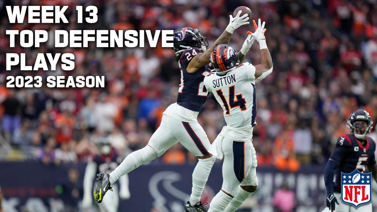 Top defensive plays | Week 13