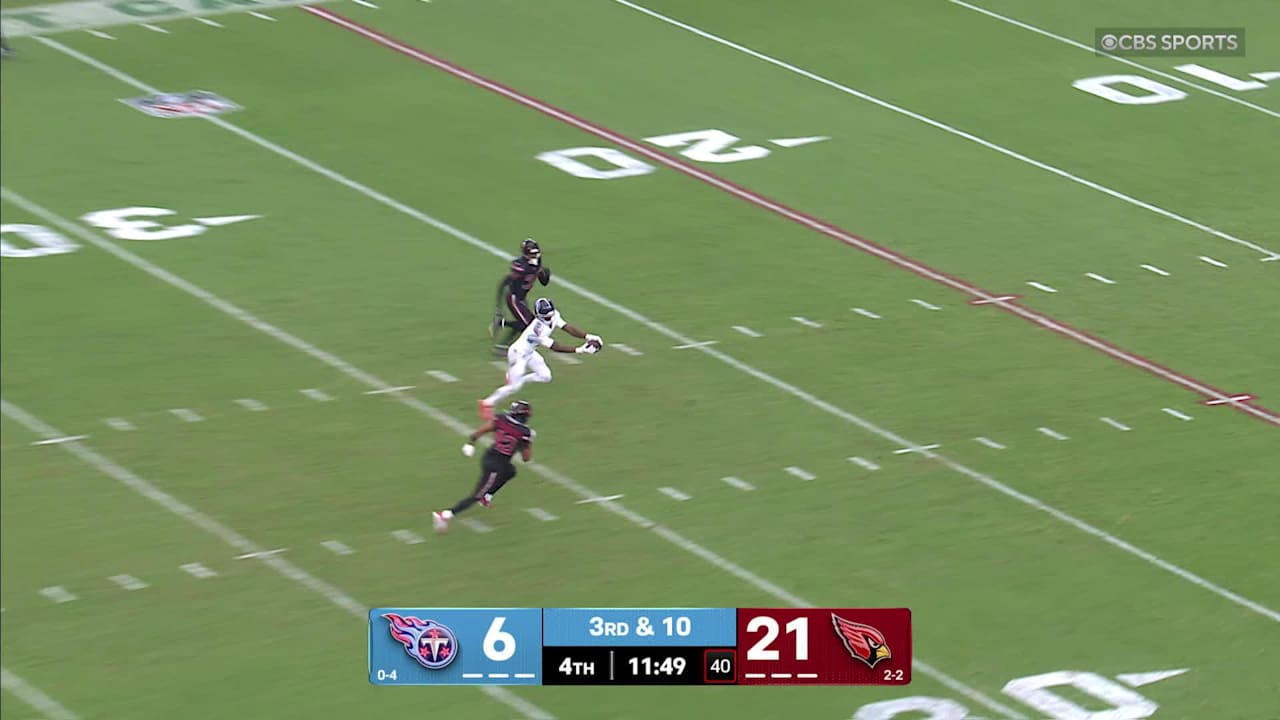 Can't-Miss Play: Tennessee Titans quarterback Cam Ward's 47-yard frozen ...
