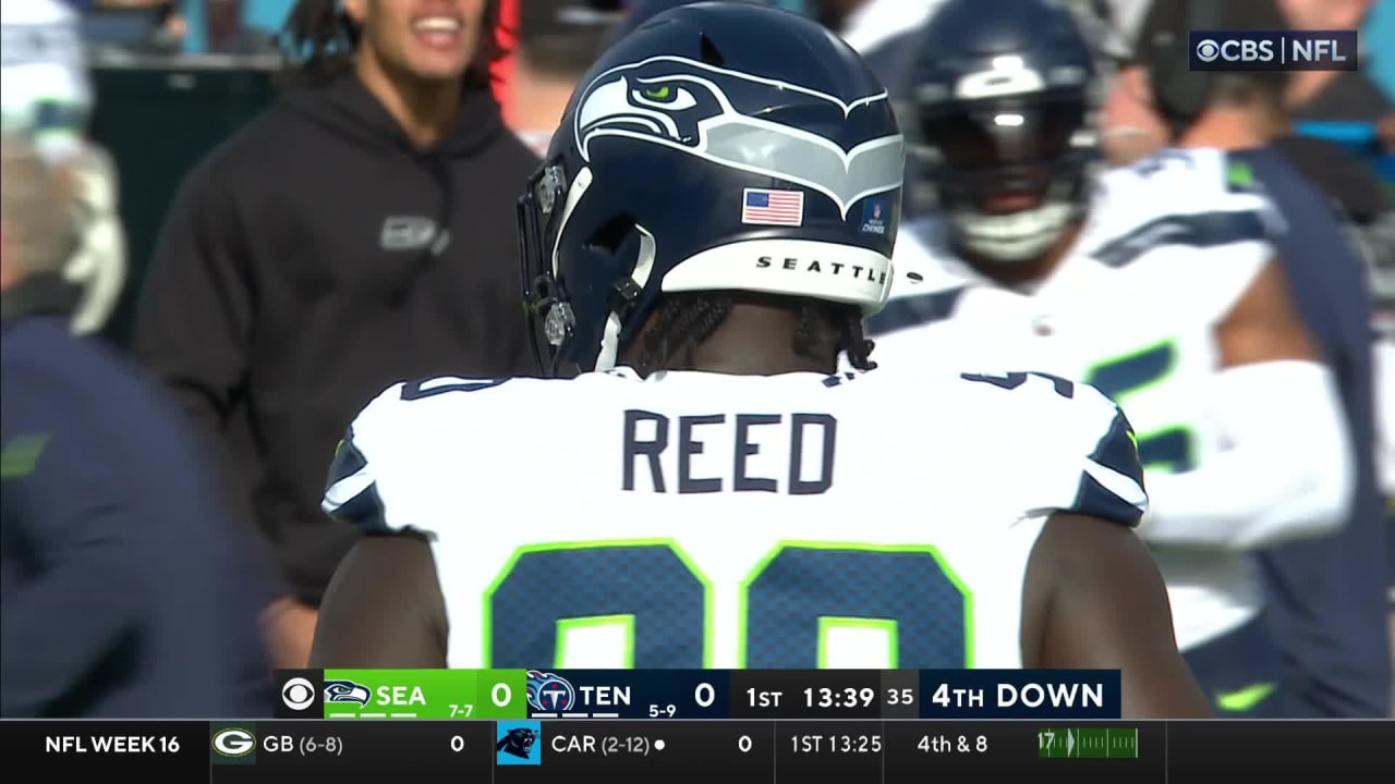 Seattle Seahawks nose tackle Jarran Reed brings down Tennessee Titans ...