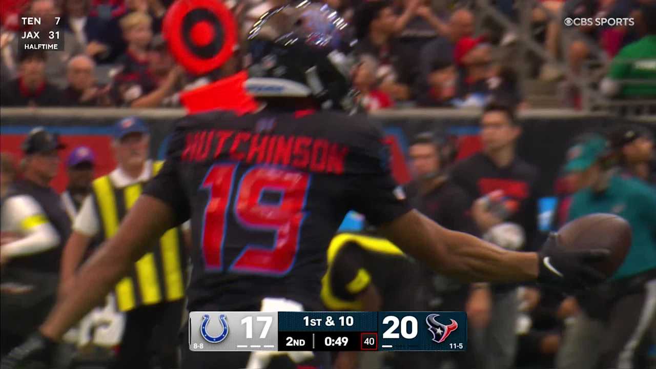 Houston Texans quarterback C.J. Stroud flicks 22-yard strike to wide ...
