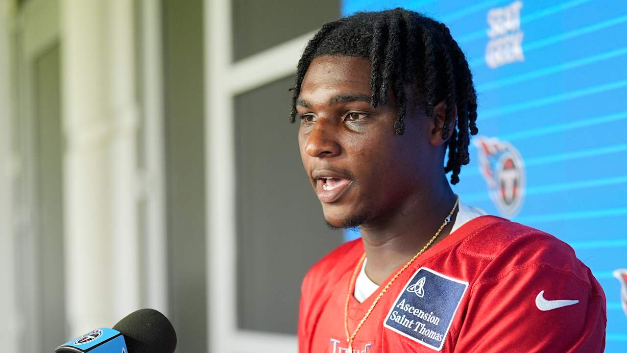 Titans rookie QB Cam Ward will get much of the work with first-team ...