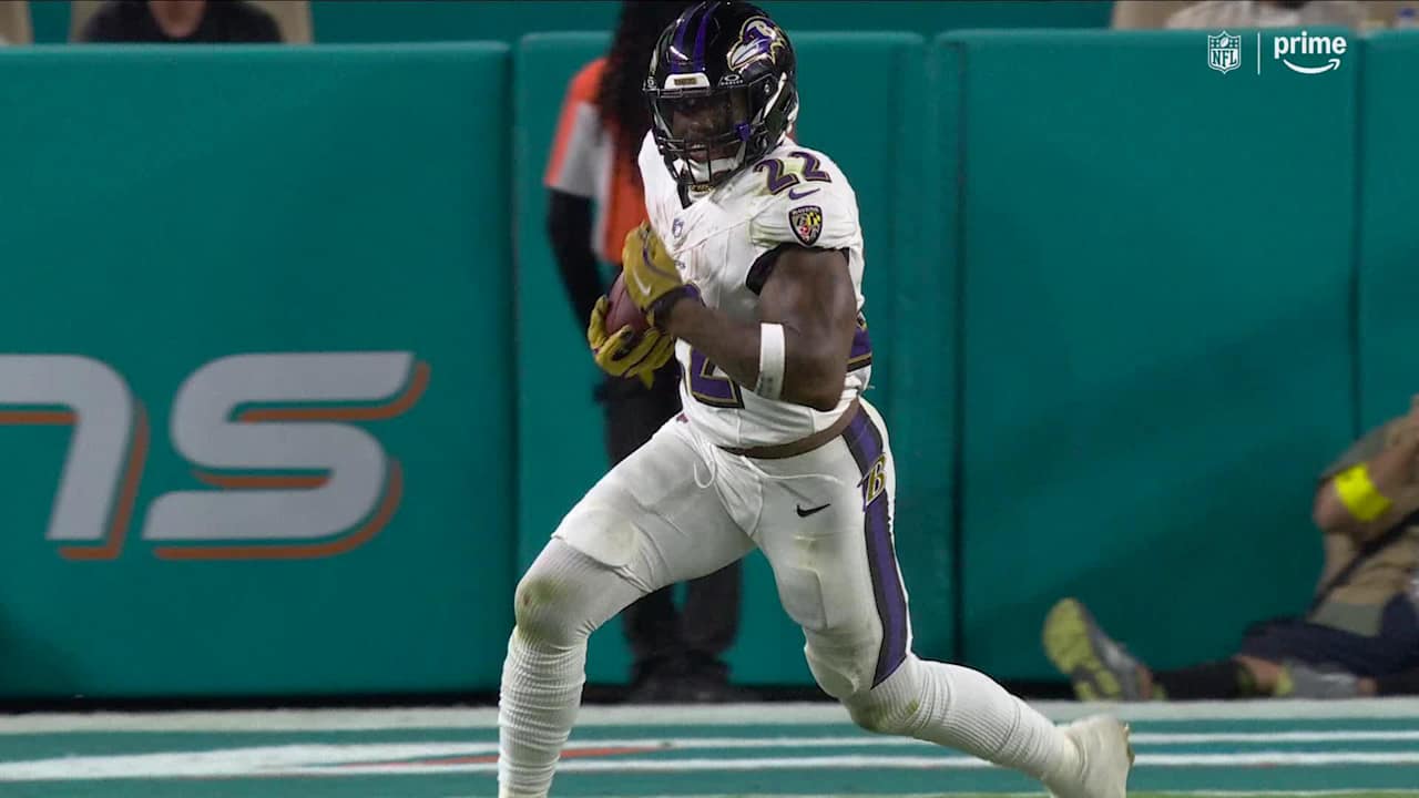 Baltimore Ravens running back Derrick Henry's best runs from 119-yard ...