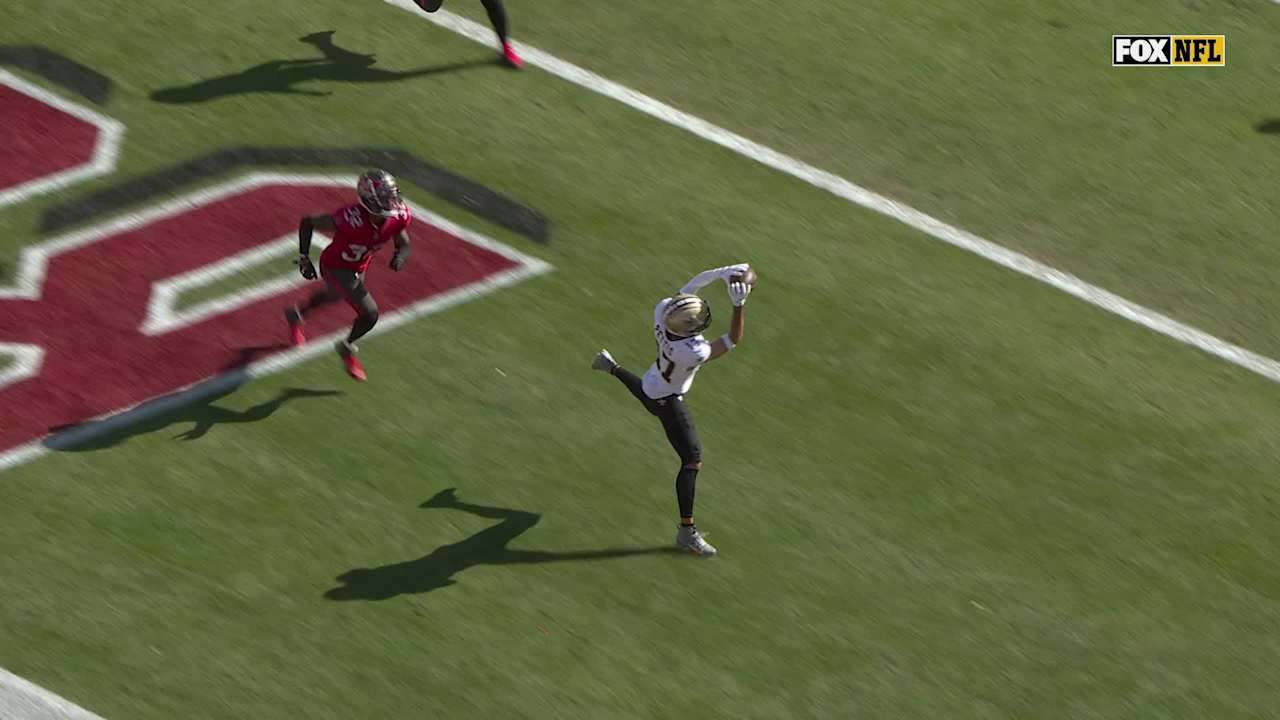 New Orleans Saints wide receiver Dante Pettis' first TD catch since ...