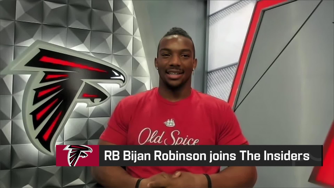 Atlanta Falcons running back Bijan Robinson joins 'The Insiders' for an exclusive interview on ...