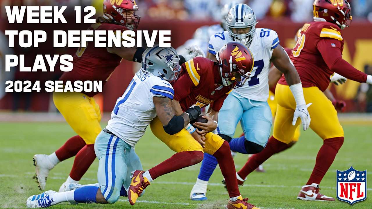 Top defensive plays | Week 12