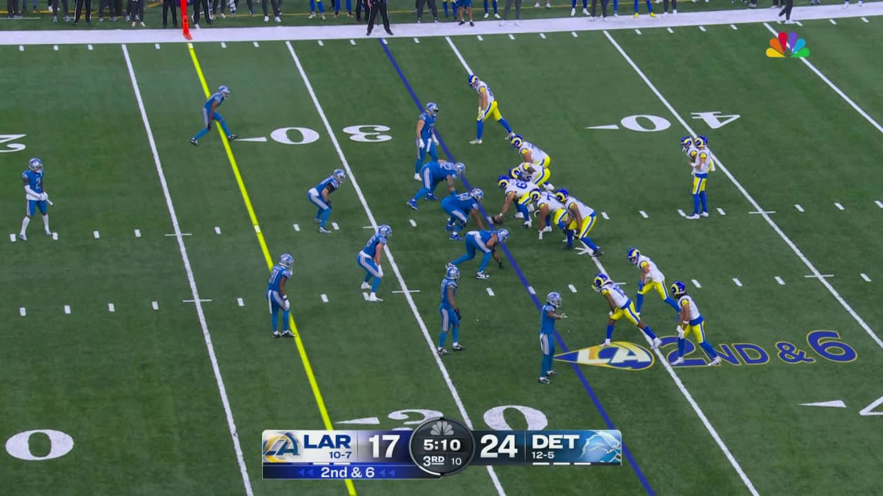 Los Angeles Rams rookie tight end Davis Allen becomes a tackle-breaking ...