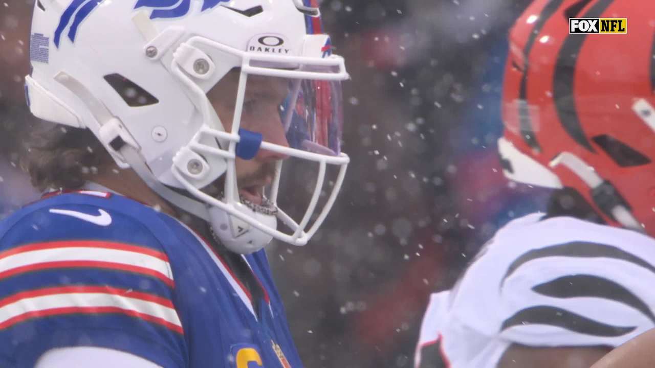 Buffalo Bills quarterback Josh Allen converts fourth-and-4 with ...