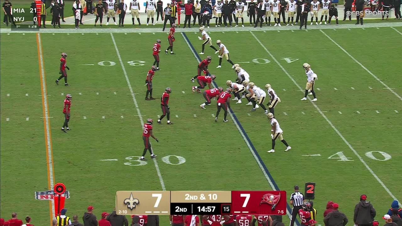 Tampa Bay Buccaneers defensive lineman Greg Gaines second sack of 2025 ...