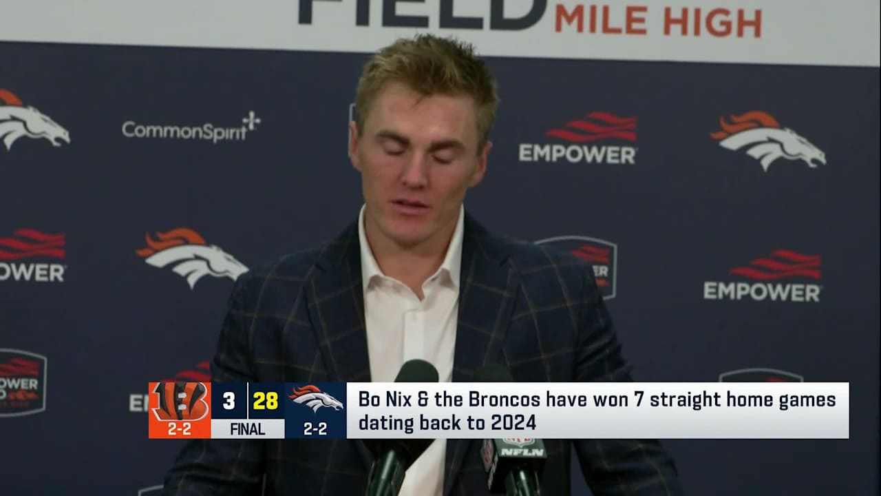 Denver Broncos quarterback Bo Nix: 'It's an important week, we have to ...
