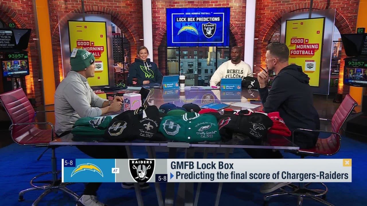 'GMFB' predicts final score of Los Angeles Chargers-Las Vegas Raiders 'TNF' matchup