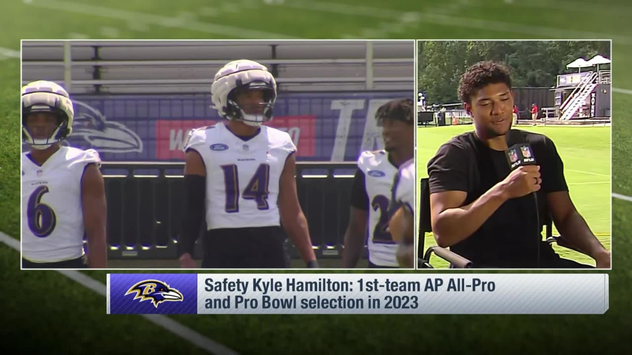 Baltimore Ravens safety Kyle Hamilton shares where he's improving his ...