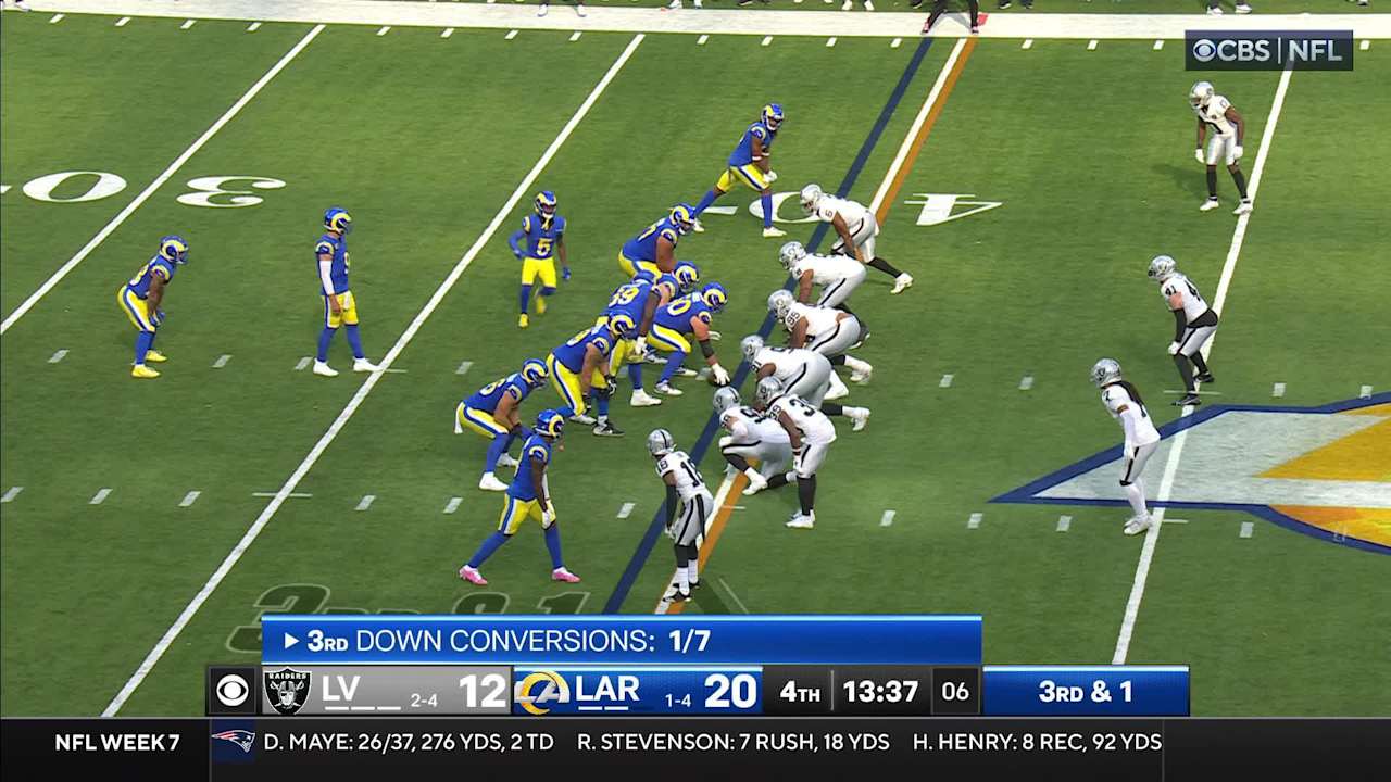 Los Angeles Rams wide receiver Tyler Johnson turns into a yards after ...