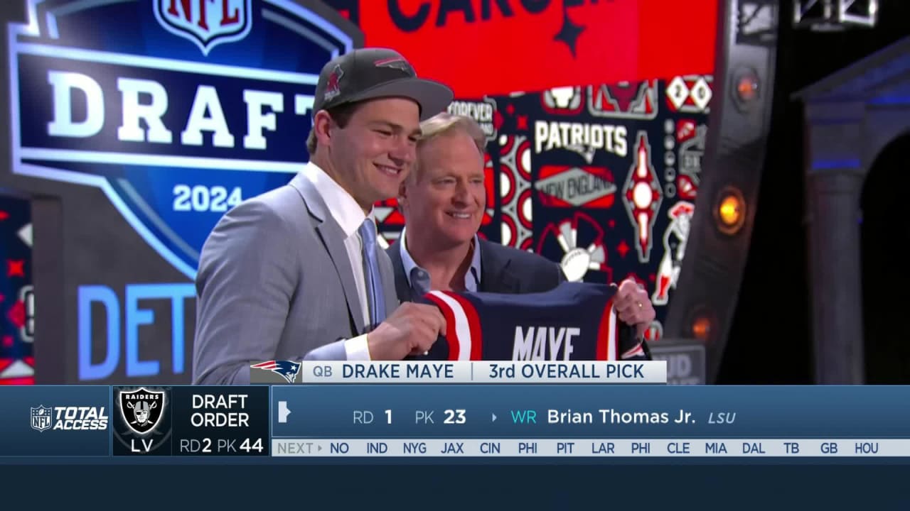 NFL Media's Chase Daniel: New England Patriots quarterback 'Drake Maye ...