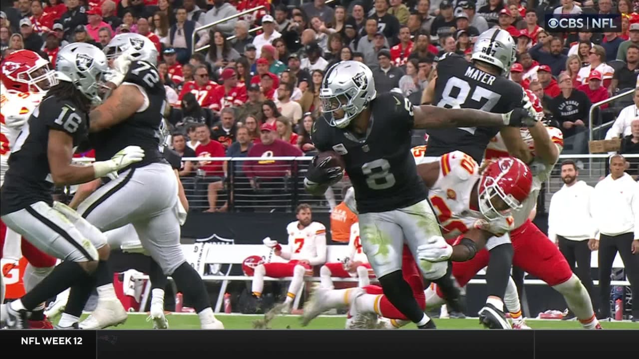 Las Vegas Raiders running back Josh Jacobs' best plays from 110-yard ...