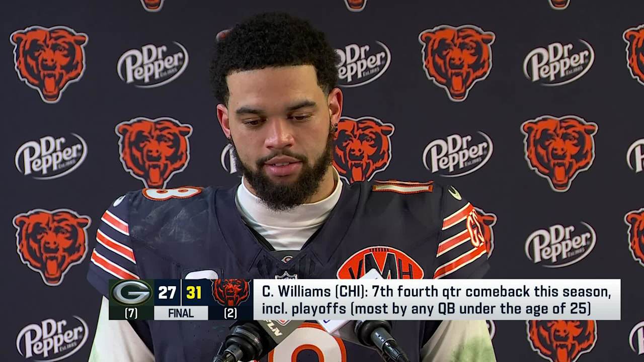 Chicago Bears quarterback Caleb Williams lauds coach Ben Johnson's play ...