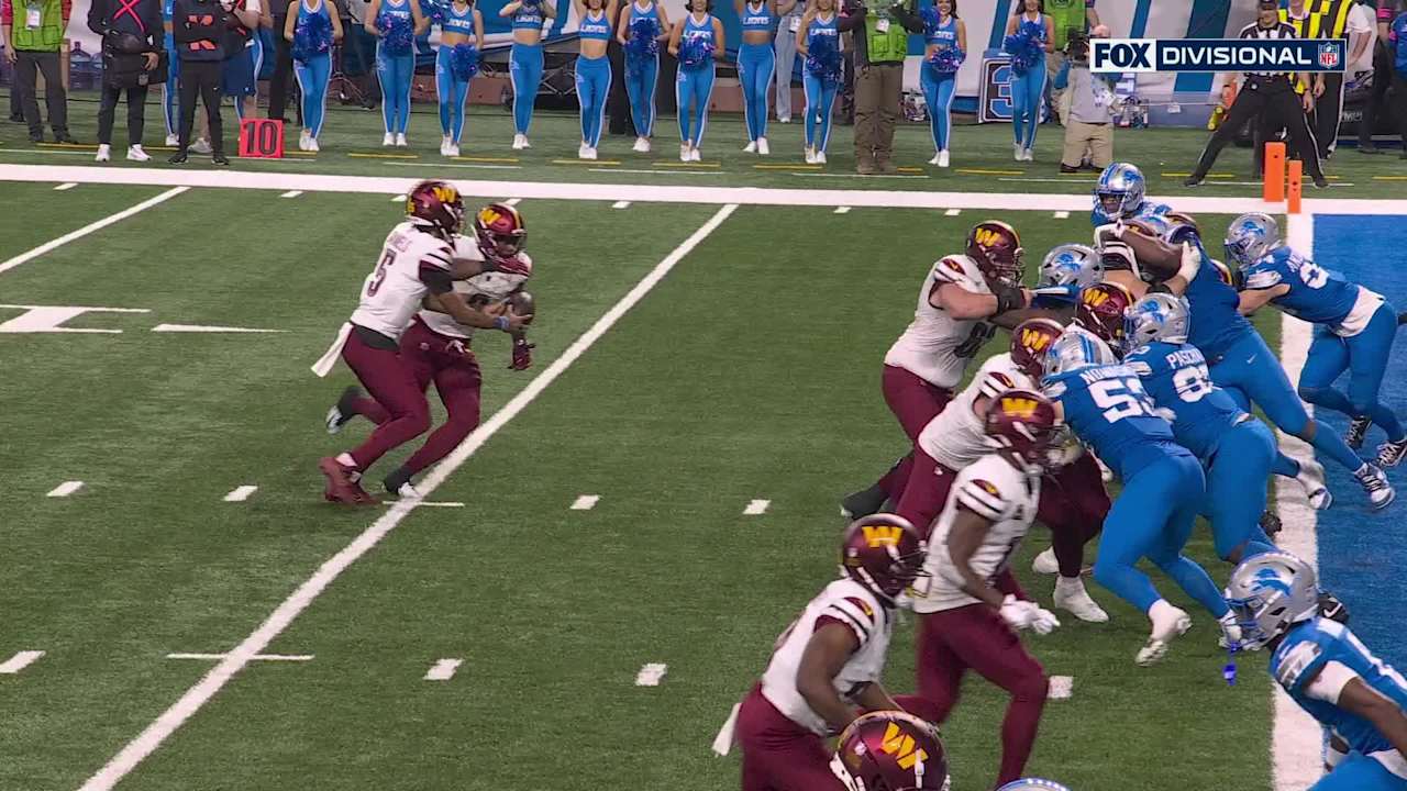 Washington Commanders Brian Robinson's second touchdown rush recaptures ...