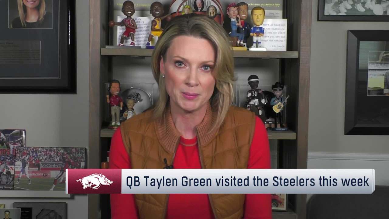 NFL Network's Stacey Dales: Arkansas Razorbacks quarterback Taylen ...