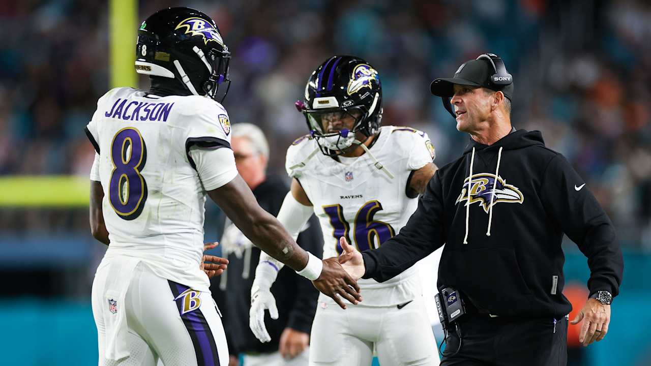 John Harbaugh on relationship with Lamar Jackson: 'Ask him, he'll tell ...