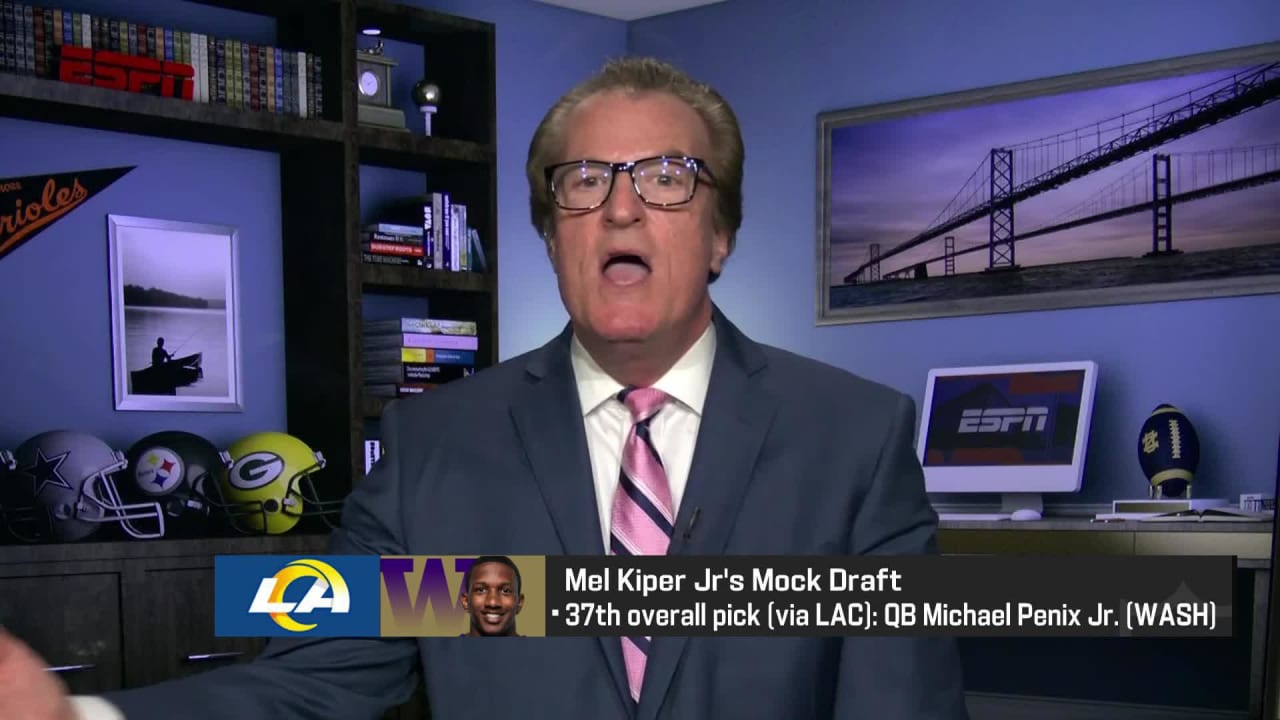Analyst Mel Kiper: Quarterback Michael Penix Jr. 'could be a first ...