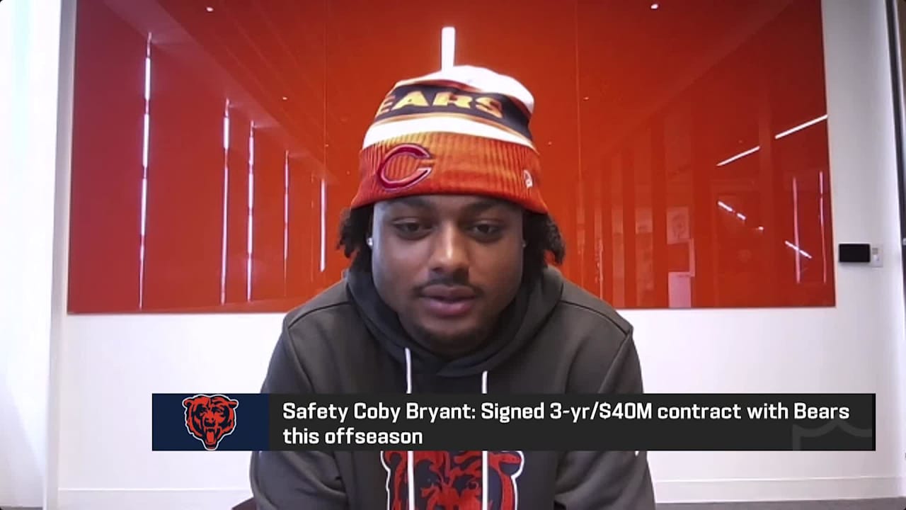 Chicago Bears safety Coby Bryant shares what drew him to sign with ...