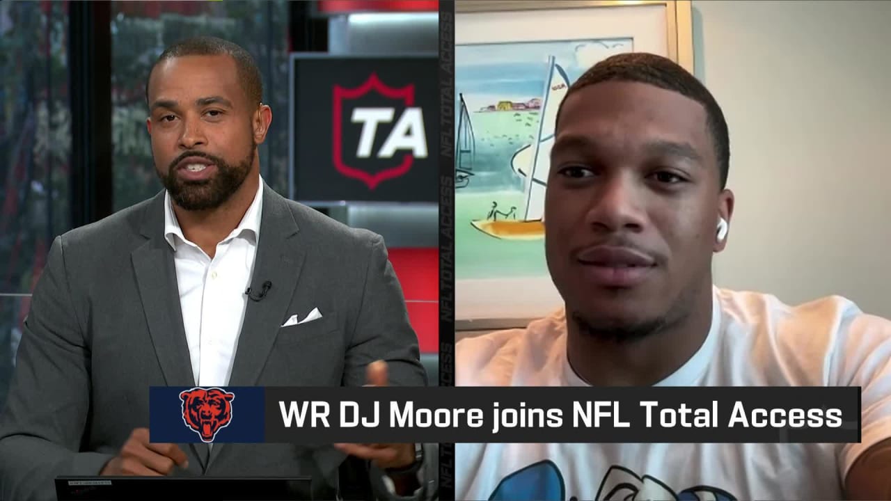 Chicago Bears wide receiver DJ Moore joins 'NFL Total Access' to ...