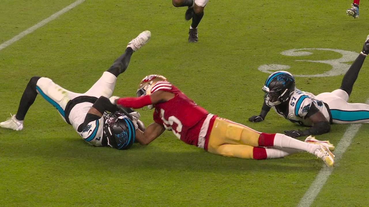 San Francisco 49ers running Christian McCaffrey's fumble is somehow ...