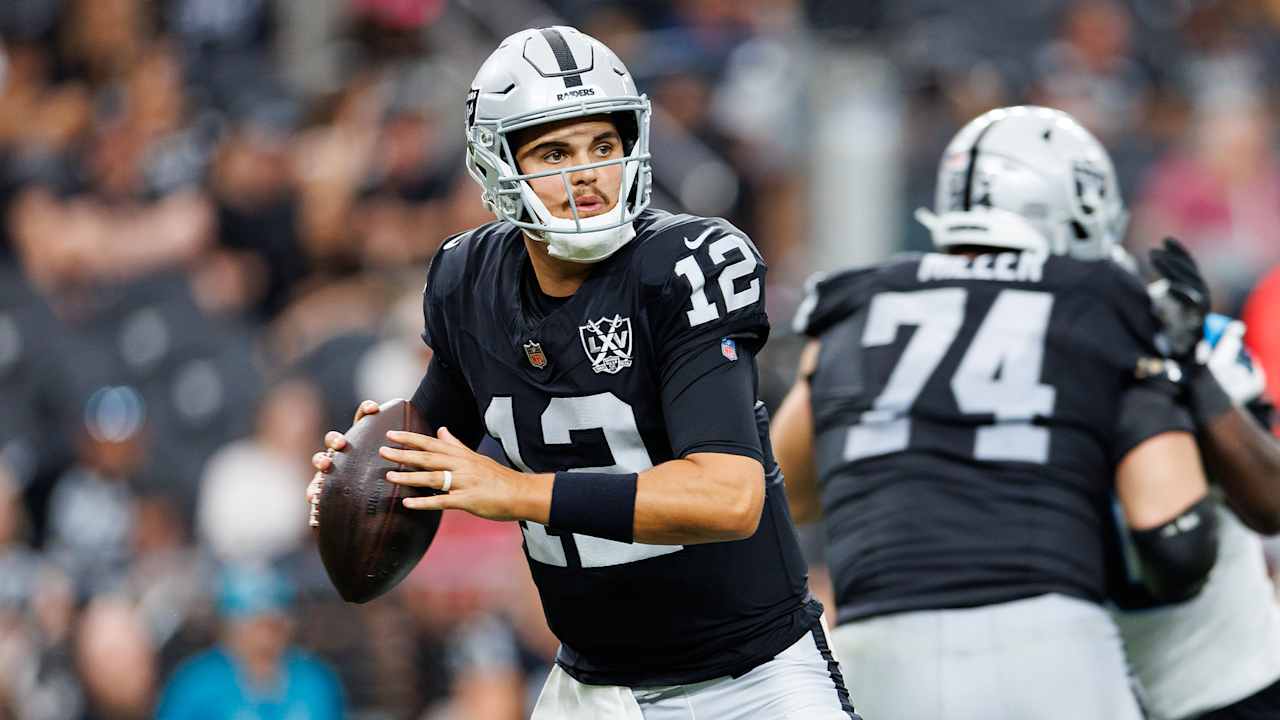NFL news roundup: Raiders QB Aidan O'Connell (knee) questionable vs ...