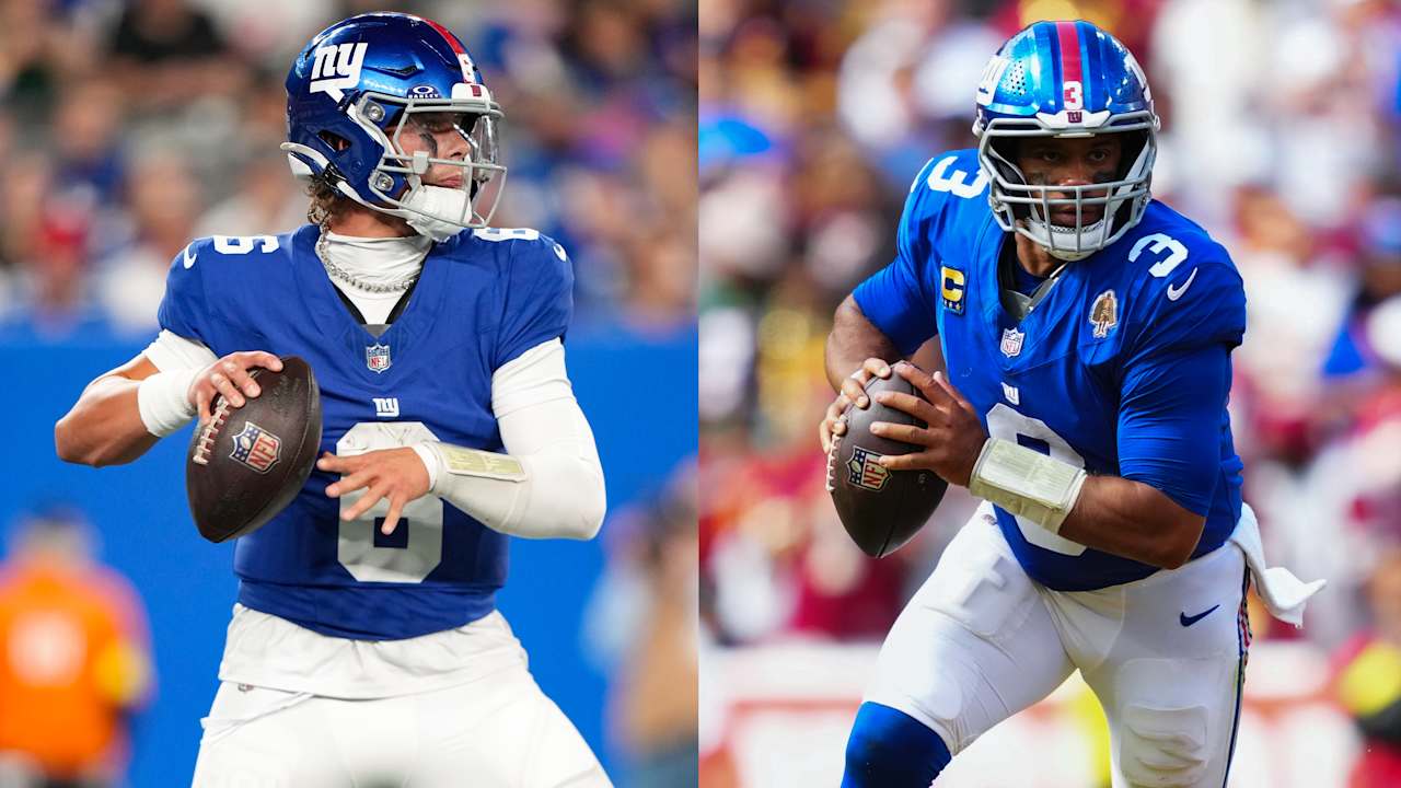 Giants rookie Jaxson Dart to start at QB over Russell Wilson for Week 4 game vs. Chargers