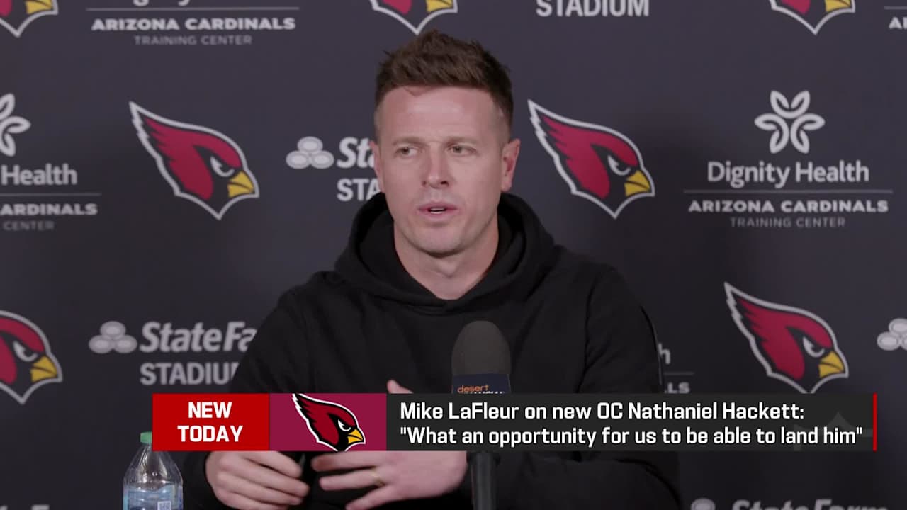 Arizona Cardinals head coach Mike LaFleur on new offensive coordinator ...