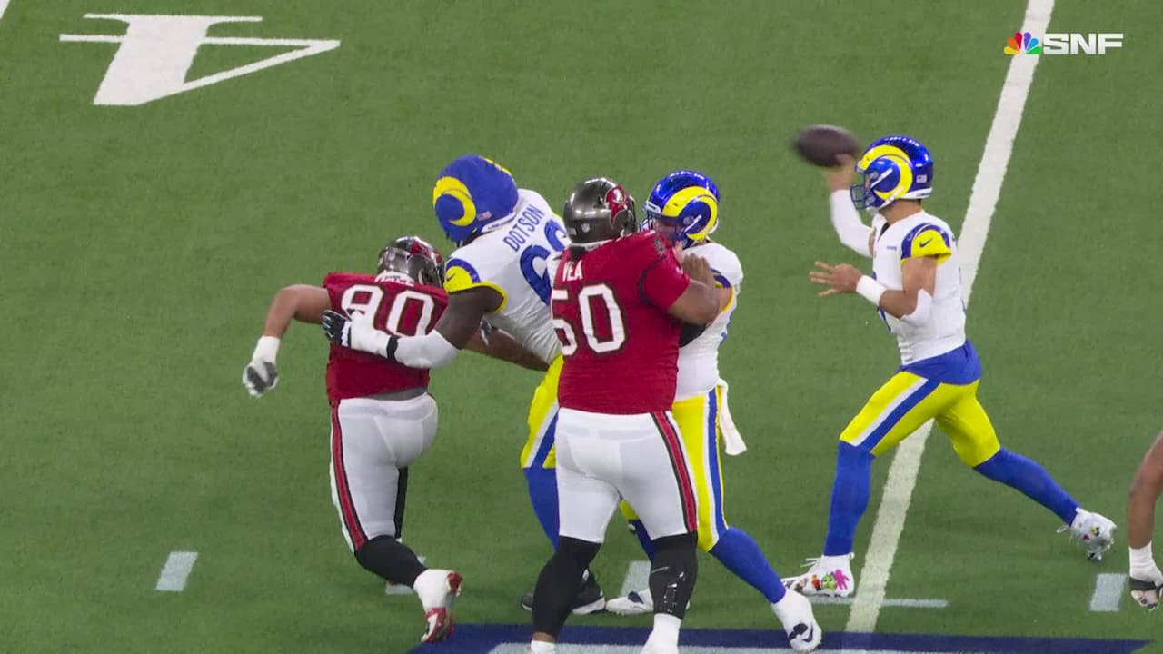 Los Angeles Rams quarterback Matthew Stafford showcases arm talent on ...