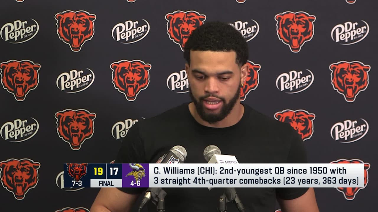 Chicago Bears quarterback Caleb Williams shares confidence in team ...