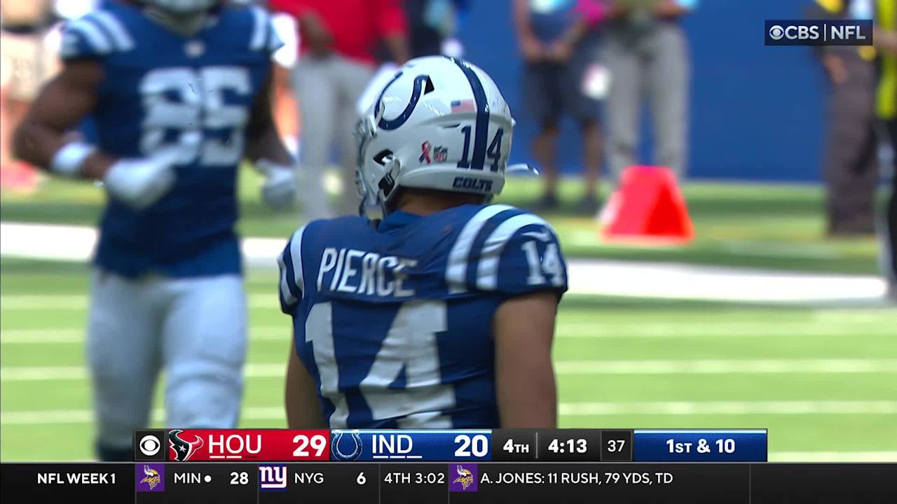 Every catch from Indianapolis Colts wide receiver Alec Pierce's 125 ...